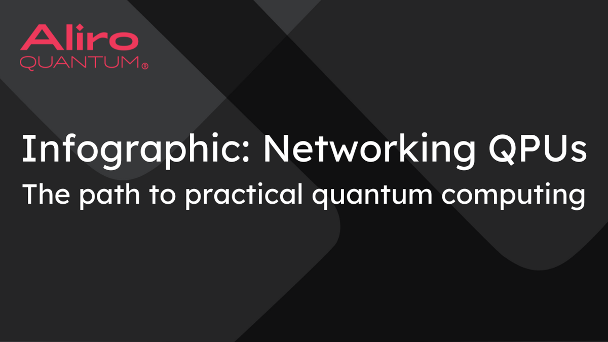 Infographic: Networking QPUs, the path to practical quantum computing Infographic: Networking QPUs, the path to practical quantum computing